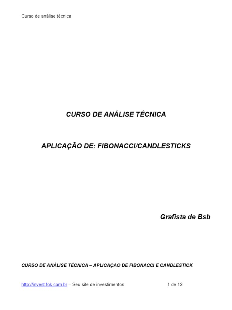 Curso de Analise Tecnica Curso de Analise Tecnica