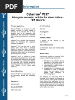Cetamine G900 - en | PDF | Corrosion | Water