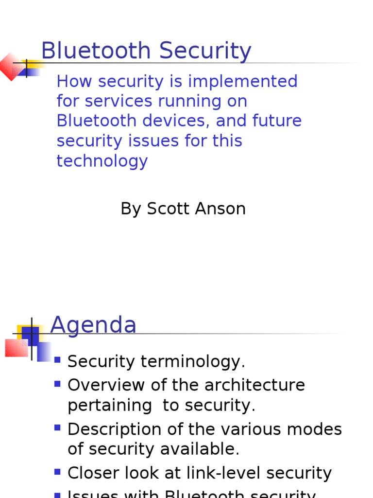 Bluetooth Security | PDF | Bluetooth | Wireless Access Point
