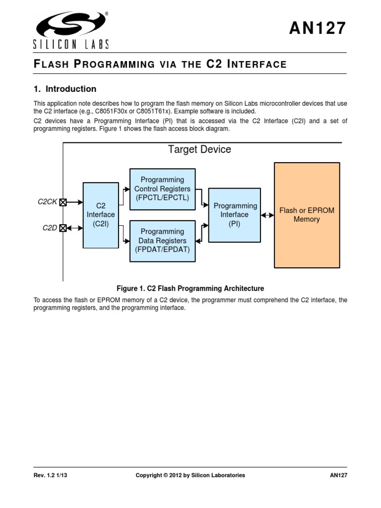 AN127 | PDF | Flash Memory | Input/Output
