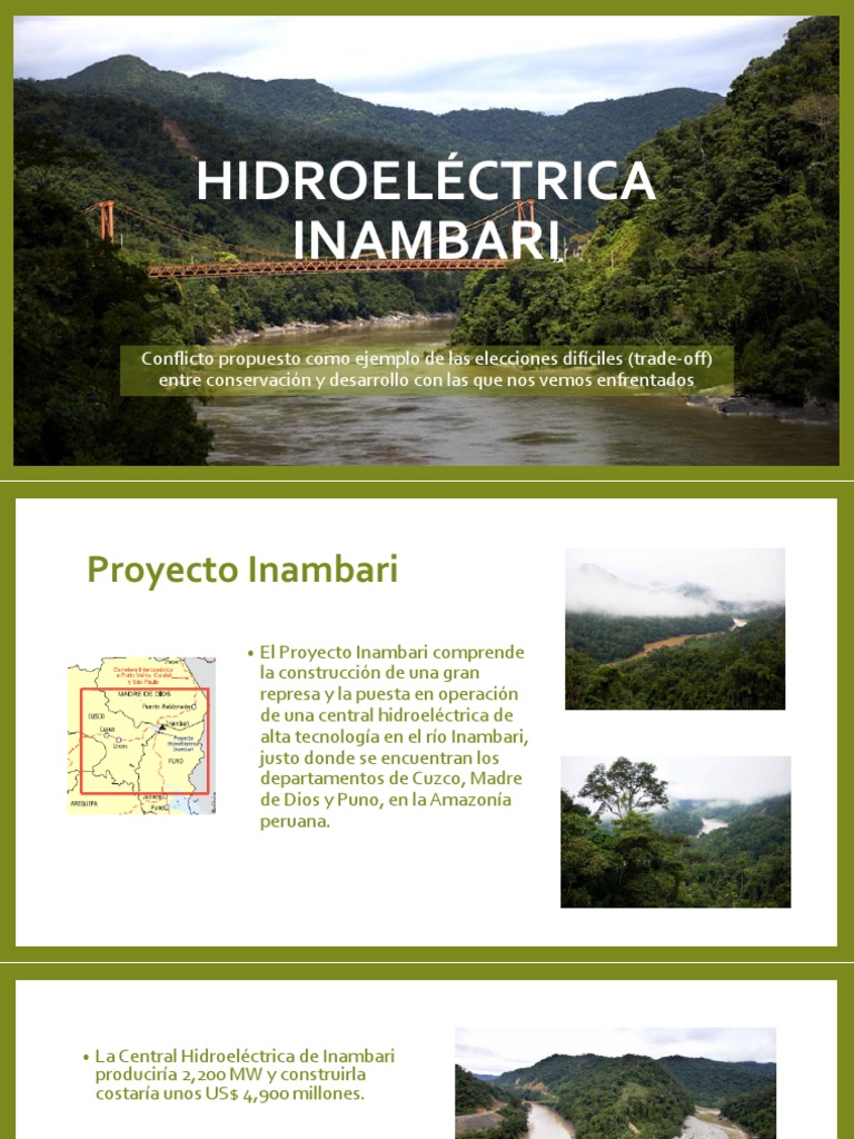 Hidroeléctrica Inambari | PDF | Perú | Brasil