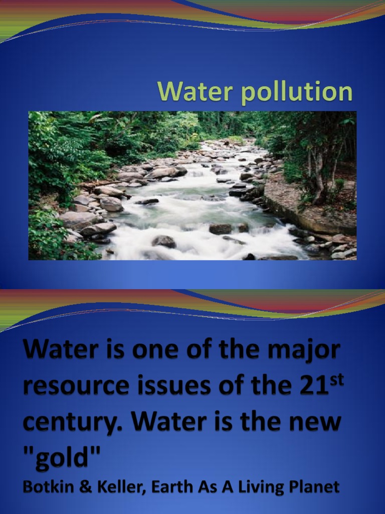 Causes and Effects of Water Pollution | PDF | Water Pollution | Aquatic ...