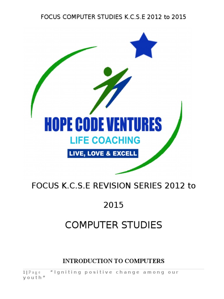 Computer Studies | PDF | Computer Data Storage | Disk Storage