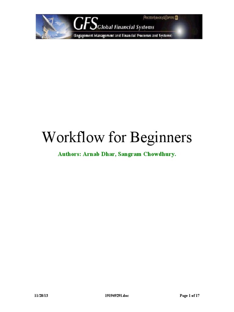 Workflow For Beginners Pdf Mathematical Logic Mathematical Structures