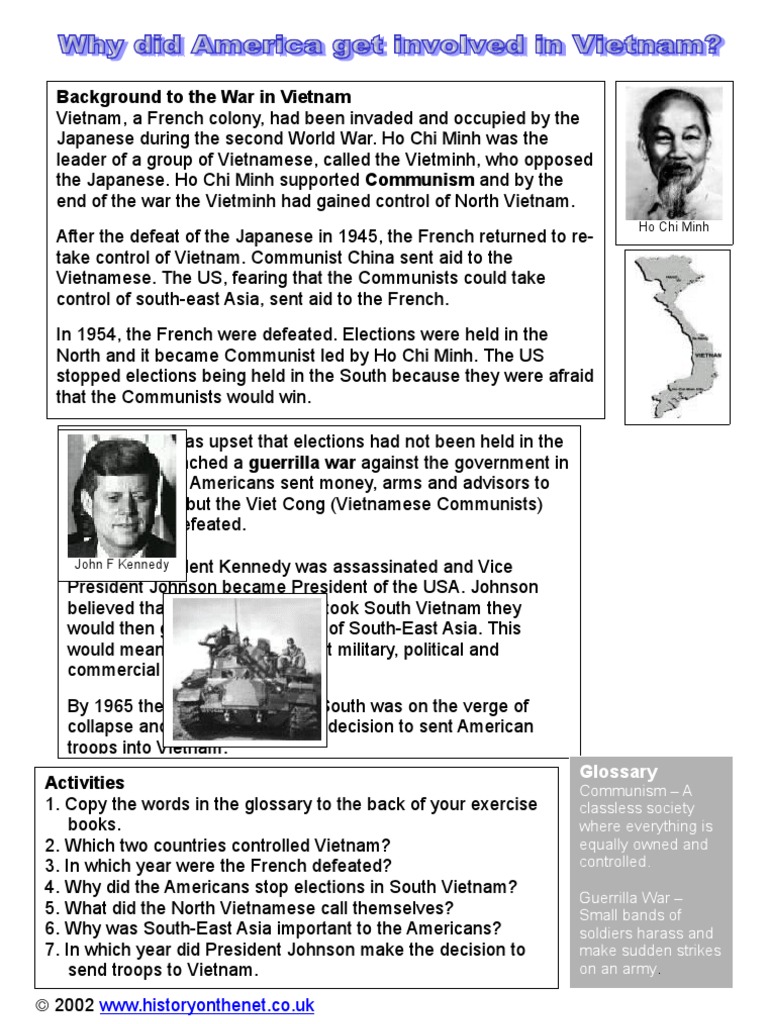 Vietnam War Background Overview | PDF | Vietnam War | North Vietnam