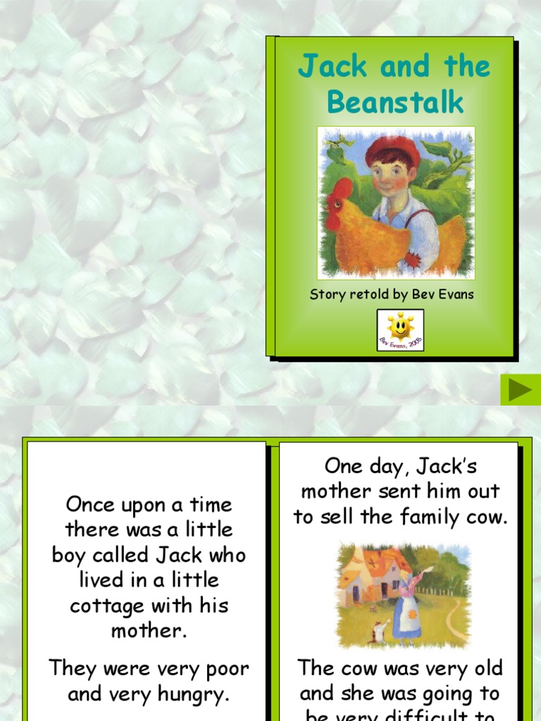 Jack and The Beanstalk Story Book | Download Free PDF | Jack And The ...