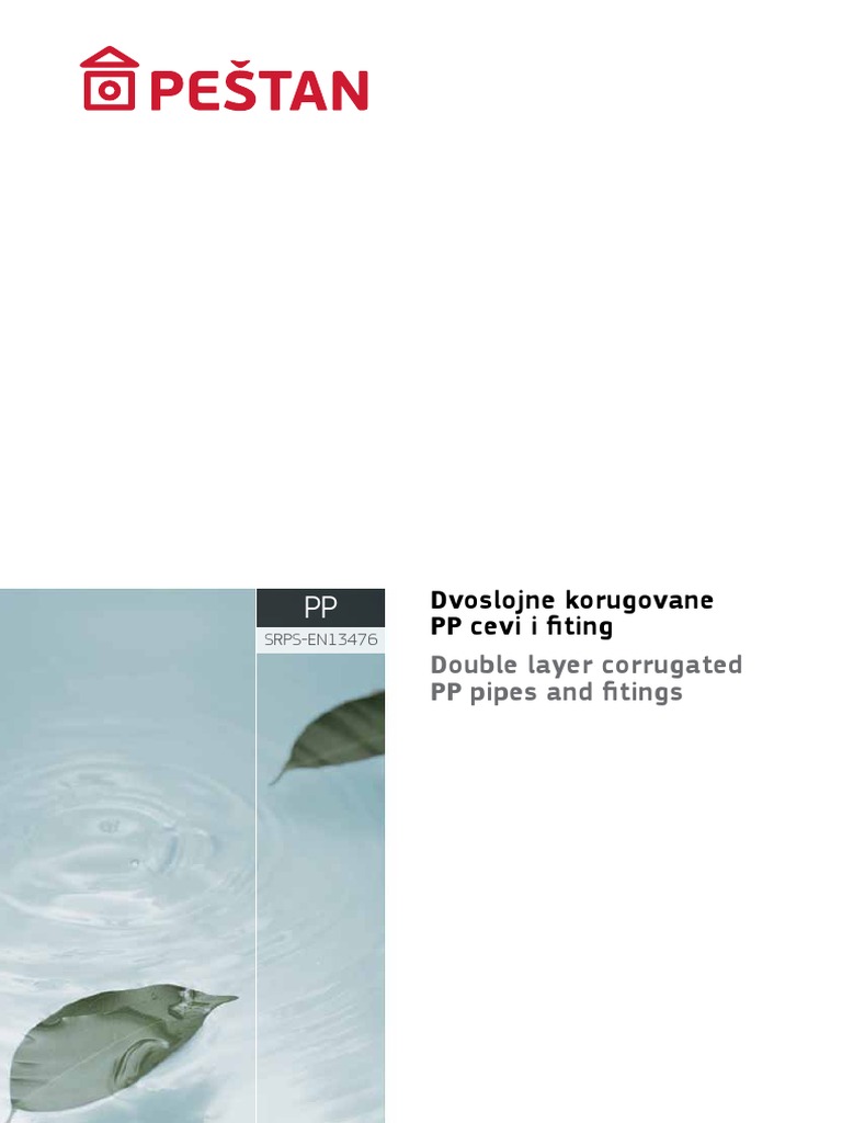 Pestan Dvoslojne Korugovane Pp Cevi i Fiting | Pipe (Fluid Conveyance ...