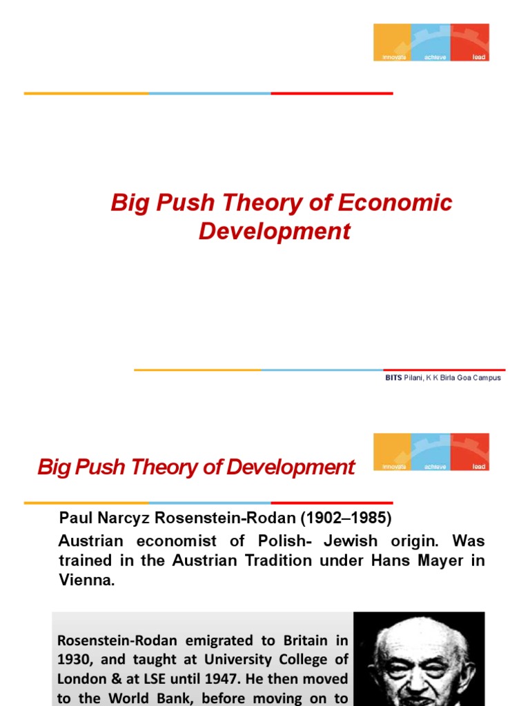 Big Push Theory | PDF | Economic Theories | Economics