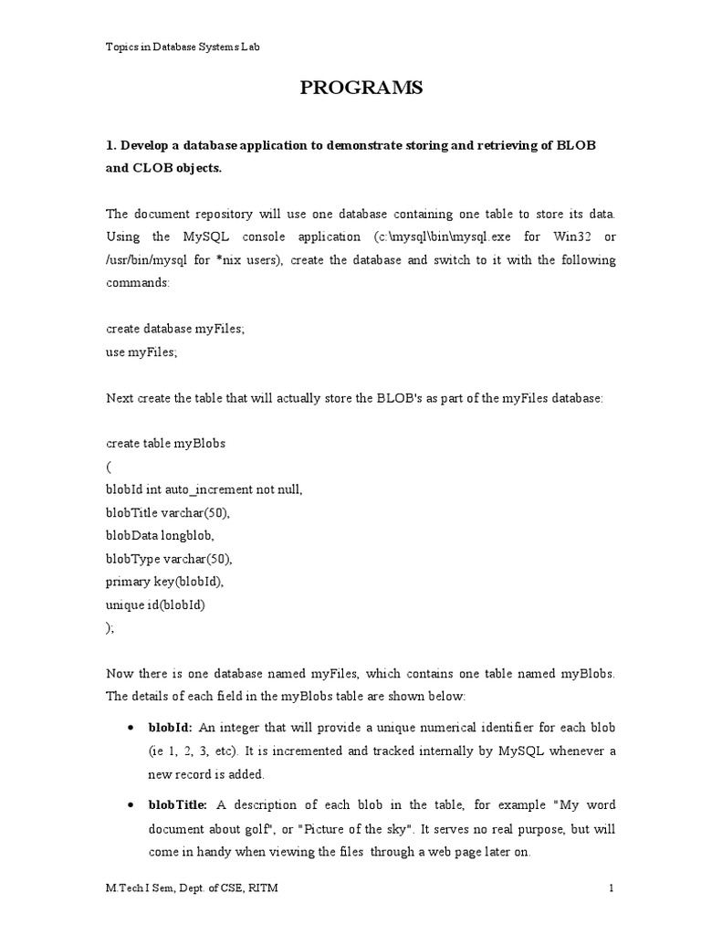 Adbms Lab | PDF | Teaching Methods & Materials | Computers