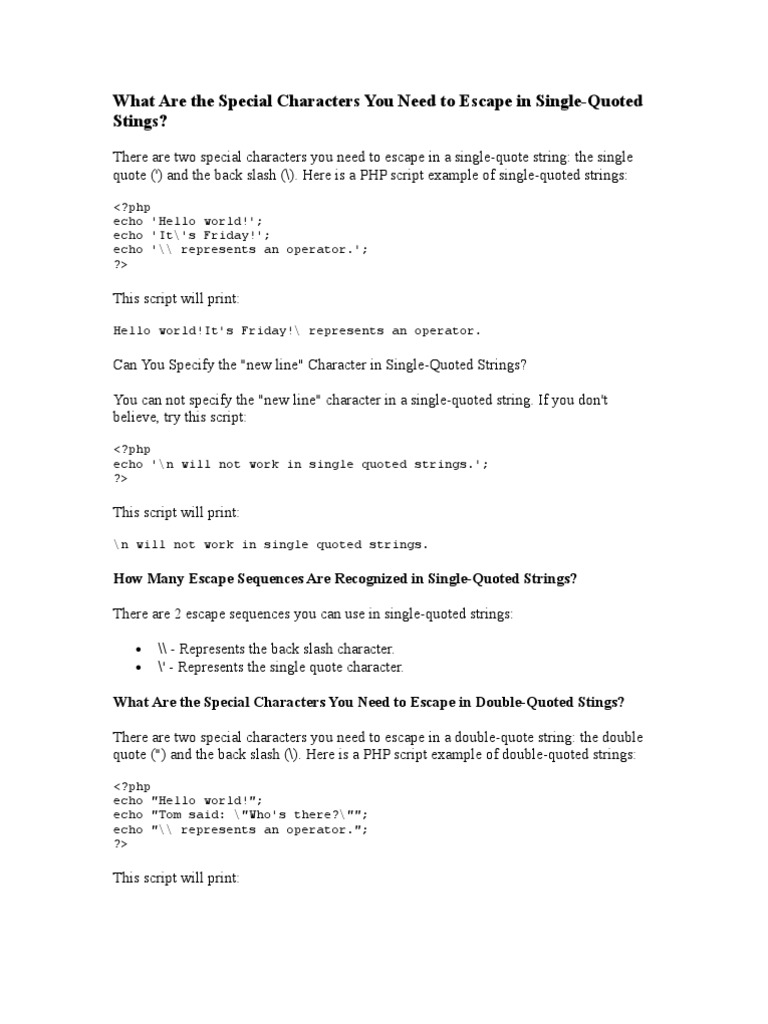 PHP Interview Questions With Answers | PDF | Array Data Type | Php