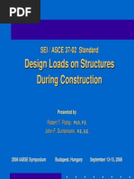 Design Loads During Construction ASCE 37 14 | PDF | Wound | Tropical ...