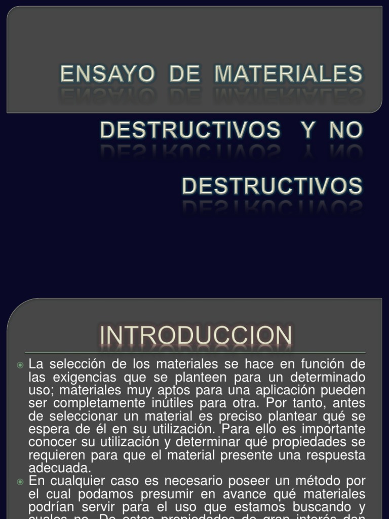 Ensayos Destructivos y No Destructivos | Pandeo | Fatiga (Material)