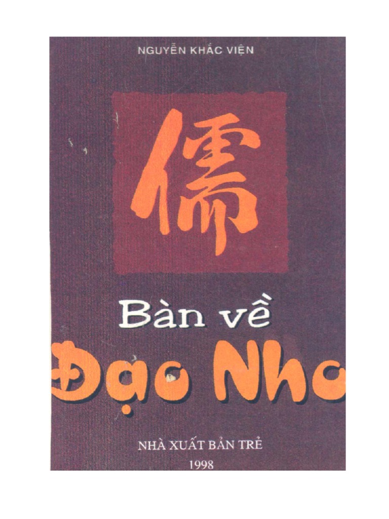Bàn về đạo nho (Nho giáo) PDF | PDF
