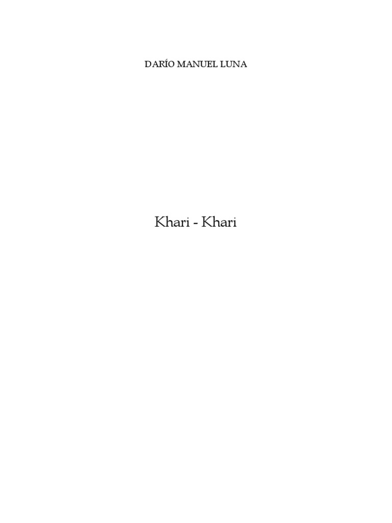 Khari Khari | PDF | Verdad | Dormir