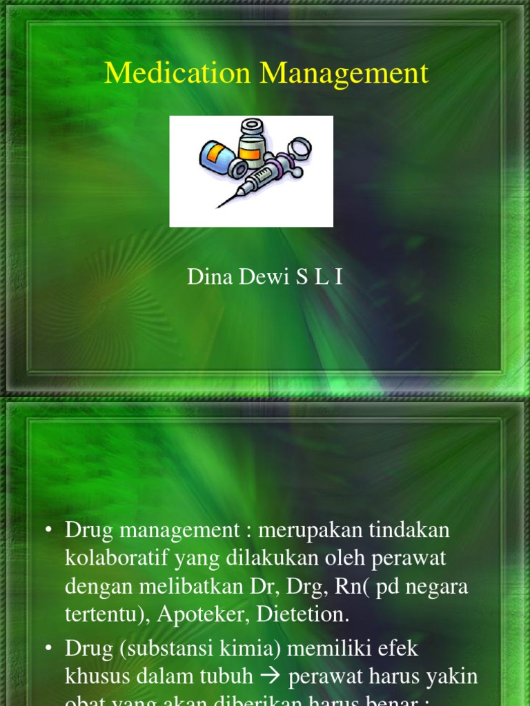 Medication Management | PDF | Injection (Medicine) | Intravenous Therapy