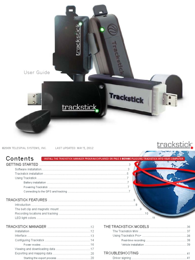 Track Stick User Guide | PDF | Icon (Computing) | Installation ...