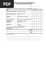 Potential Assessment Form | PDF | Leadership | Behavior Modification