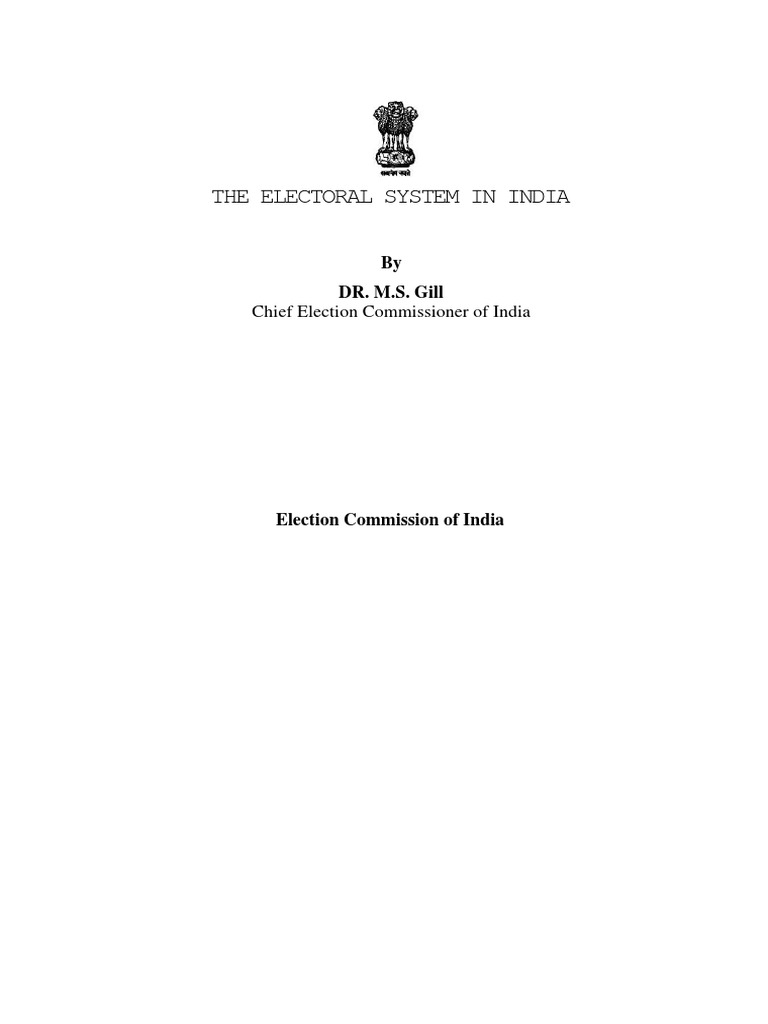 India's Electoral System Explained | PDF