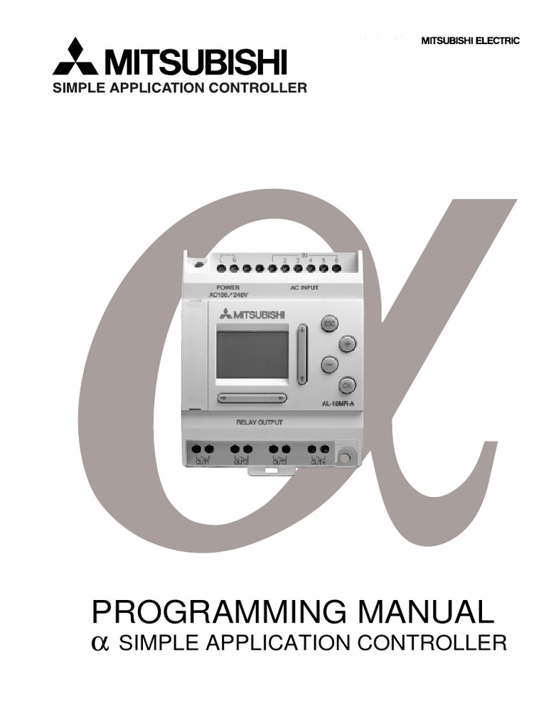 Programming Manual: Simple Application Controller | PDF | Input/Output | Menu (Computing)