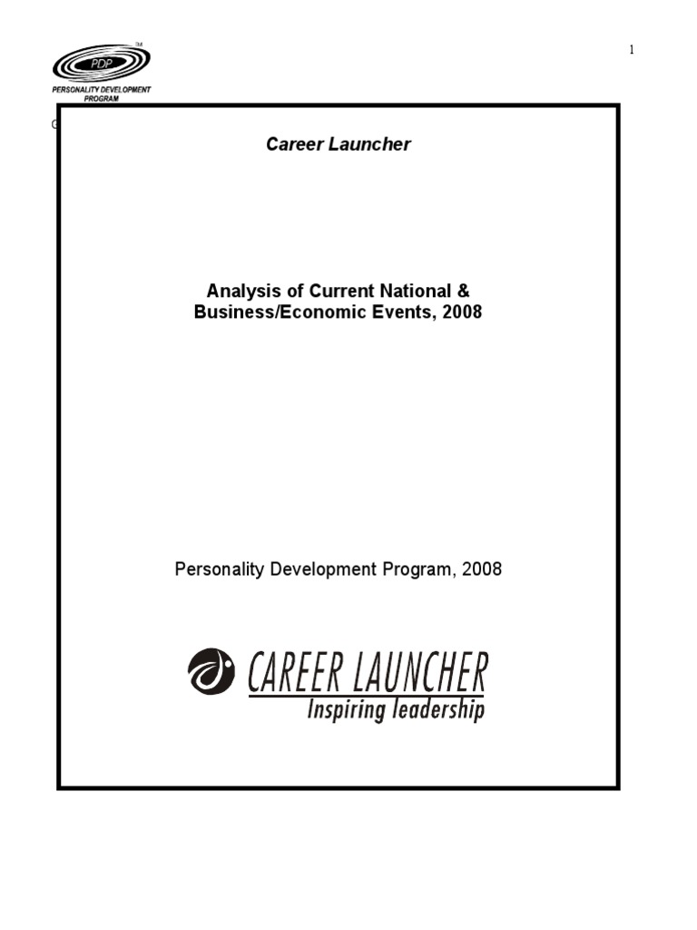 National Current Events 2008 | PDF | Treaty On The Non Proliferation Of ...