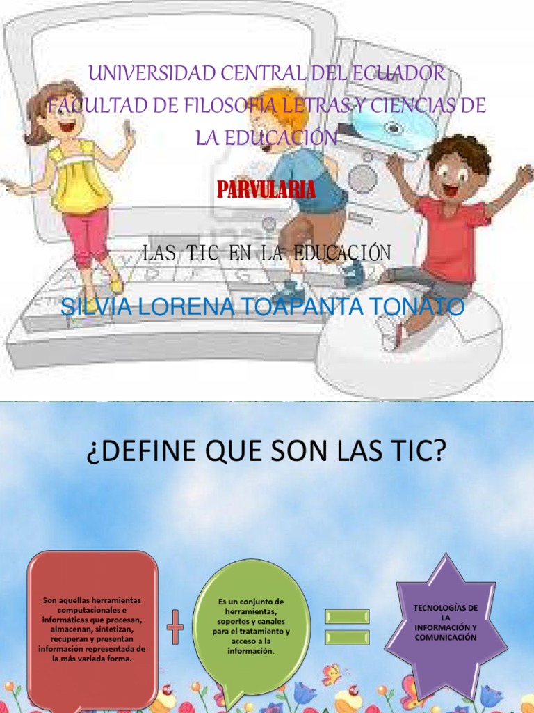 Las Tic En La Educación Pdf Tecnología De Información Y