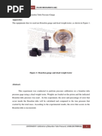 Hydrostatic Pressure Lab Report | PDF | Force | Pressure