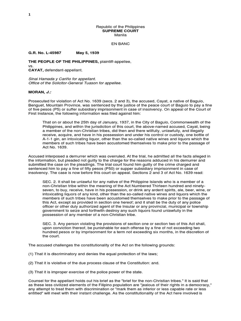 Equal Protection of The Law | PDF | Fourteenth Amendment To The United ...