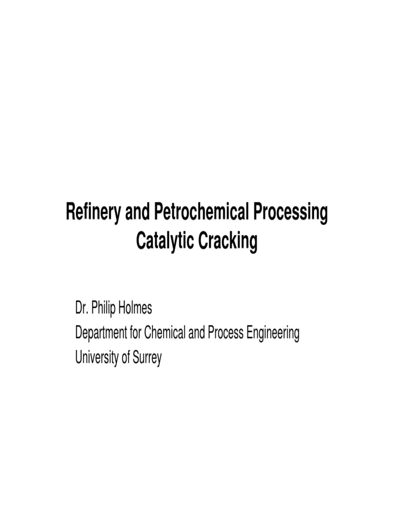 Catalytic Cracking | Cracking (Chemistry) | Combustion