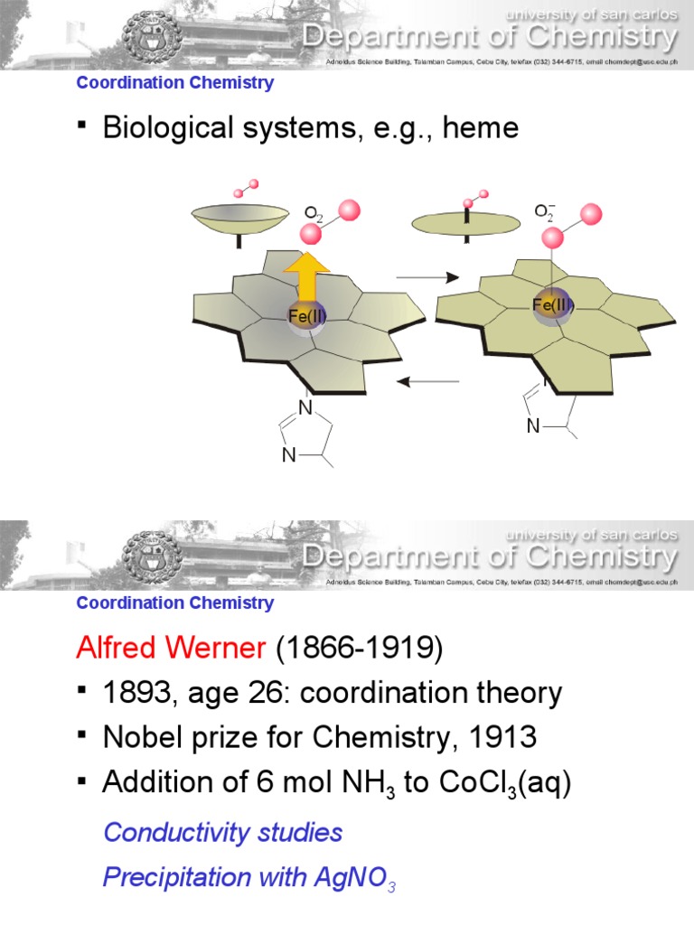 Lecture 2 | PDF | Coordination Complex | Ligand