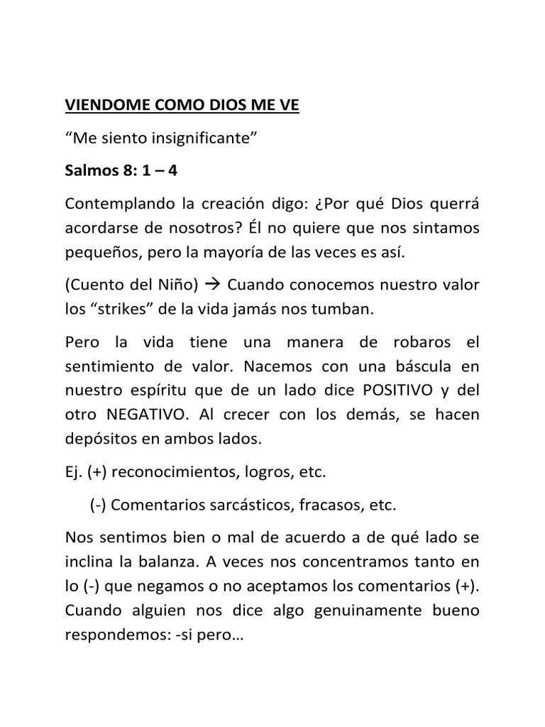 Viendome Como Dios Me Ve | PDF | Autoestima | Galaxia