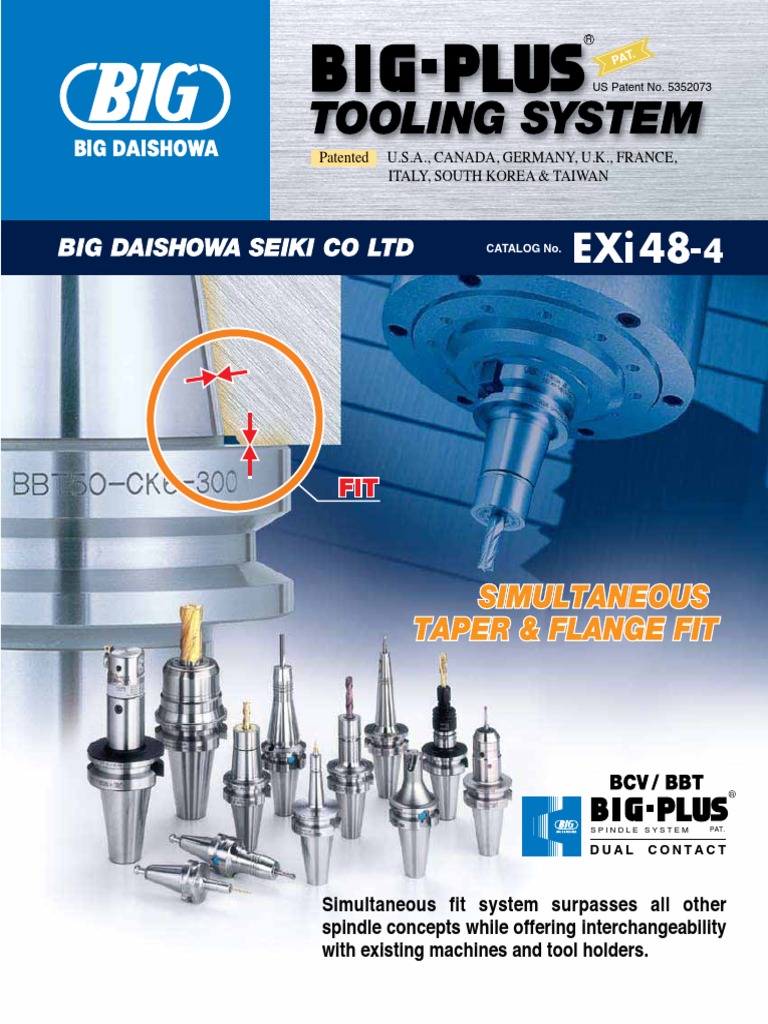 BIG Daishowa BIG-PLUS Tooling System | PDF | Metalworking | Machining