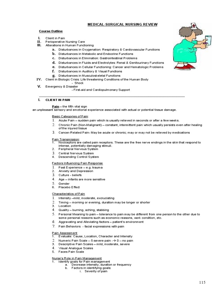 Med-Surg Nursing Essentials | PDF | Atrium (Heart) | Chronic ...