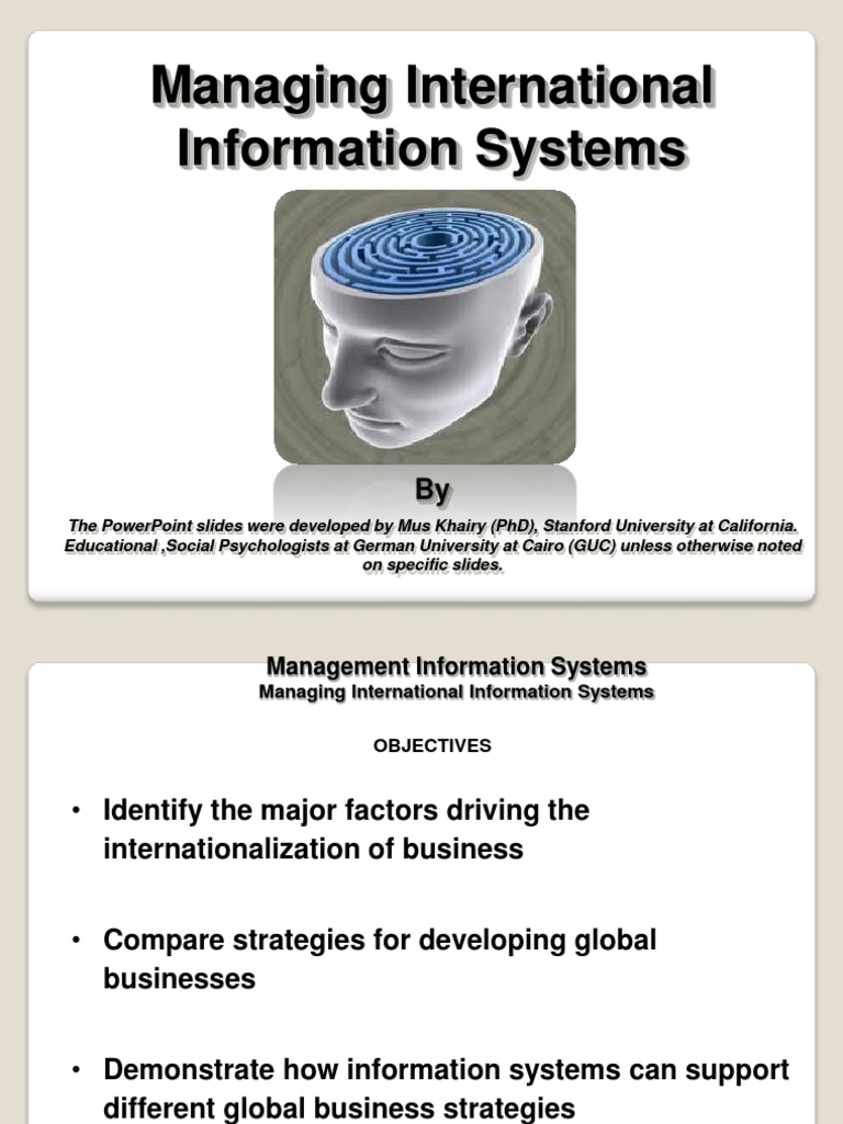 Managing International Information System | PDF | Management ...