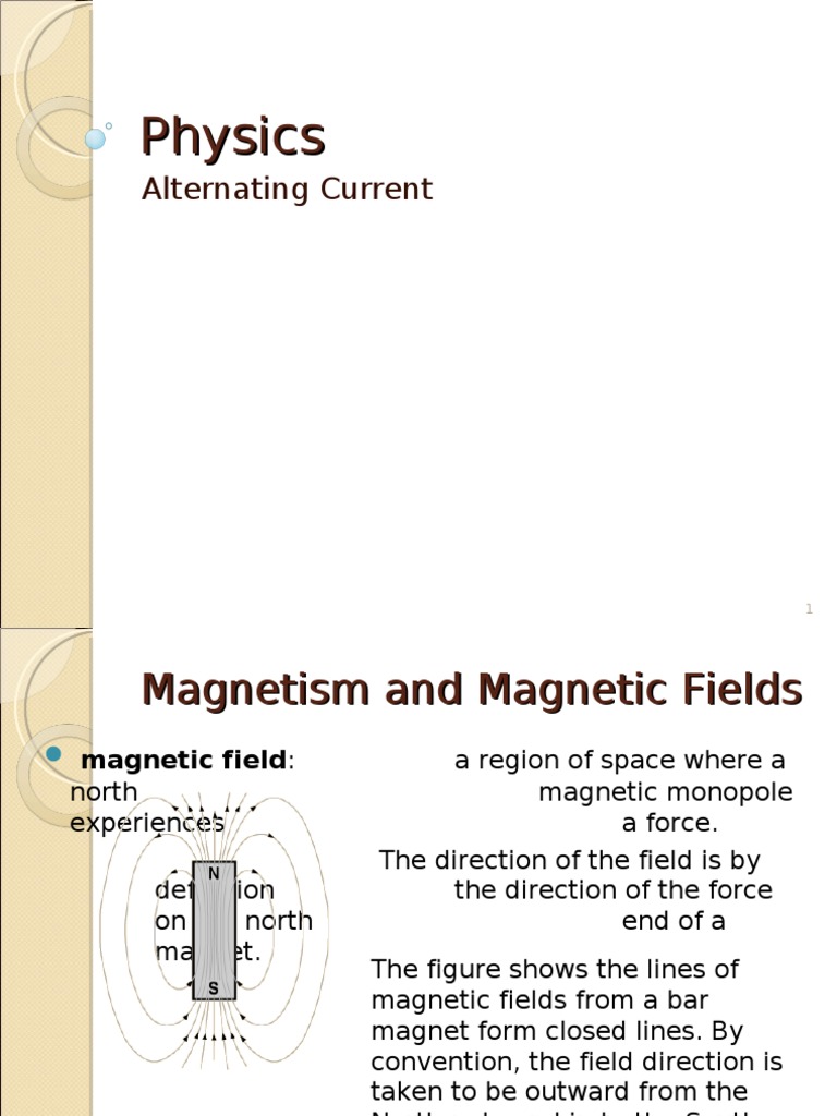 Understanding Alternating Magnetic Fields | PDF | Magnetic Field | Electron