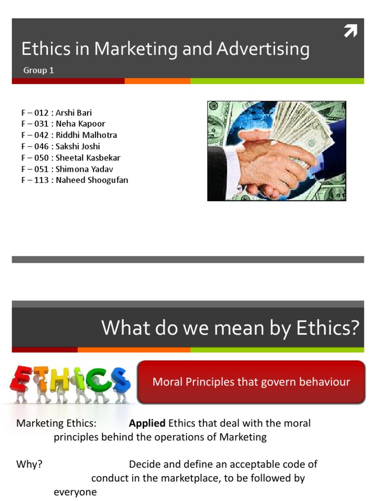 Marketing Ethics: A Student Guide | PDF | Cartel | Dumping (Pricing Policy)