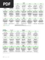 Weekly Cycle Menu Template | PDF | Salad | Foods
