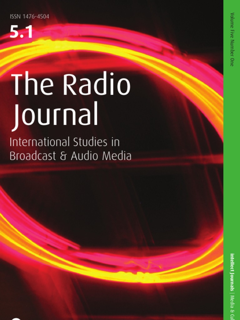 The Radio Journal: International Studies in Broadcast and Audio Media ...
