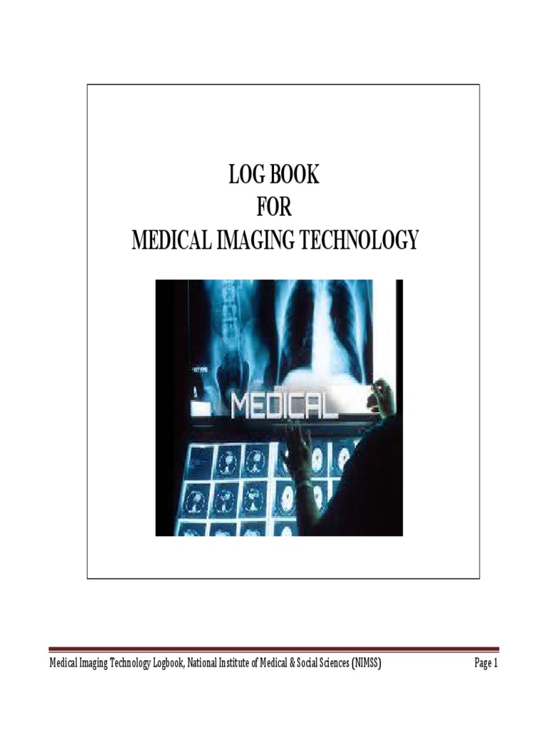 Final MIT Logbook Jamil | PDF | X Ray | Medical Imaging