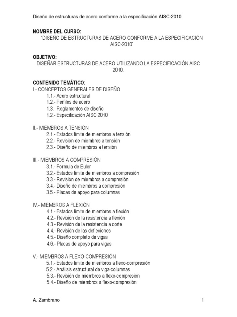 Diseno Estructuras Acero AISC 2010 1 | PDF | Acero | Hierro