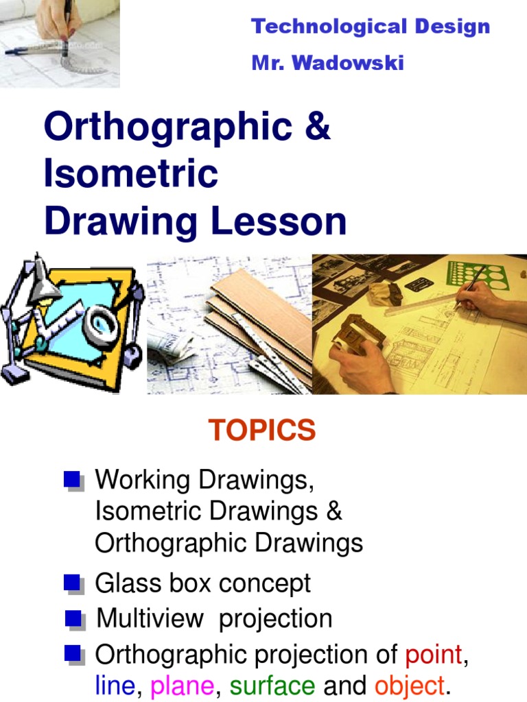 Orthographic Projection Lesson Revised | PDF | Space | Teaching Mathematics