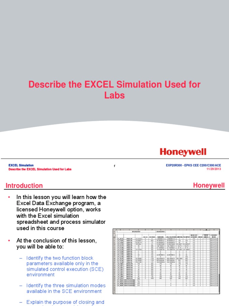 08 20R300 1 EXCEL Simulation | PDF