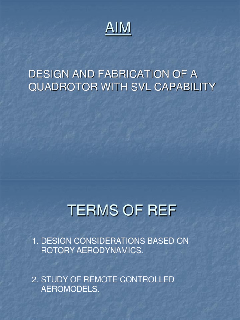 Quadrotor Design for Engineers | PDF | Computers