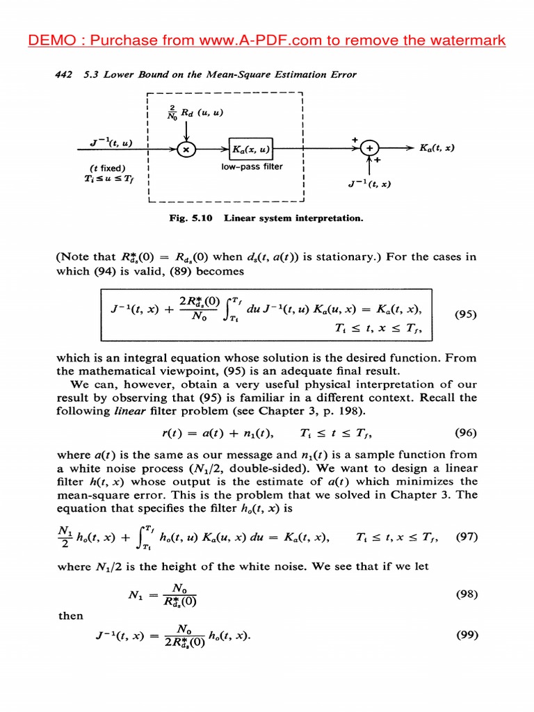 VAN TREES I Detection Estimation and Modulation Theory Part I.0012 | PDF