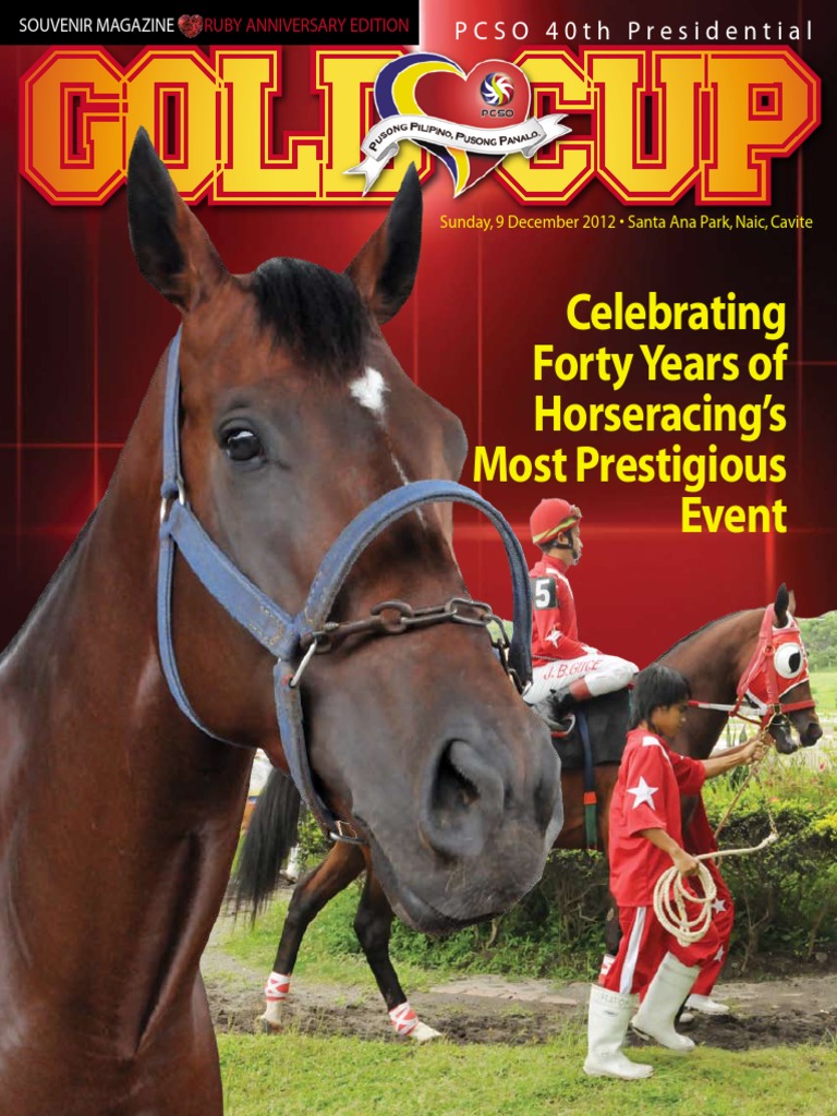 PCSO 2012 Presidential Gold Cup Souvenir Magazine | PDF | Horse Racing ...