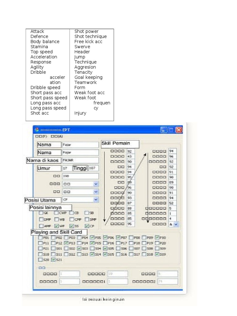 Cheat Pes 2010 | PDF | Forward (Association Football) | Defender ...