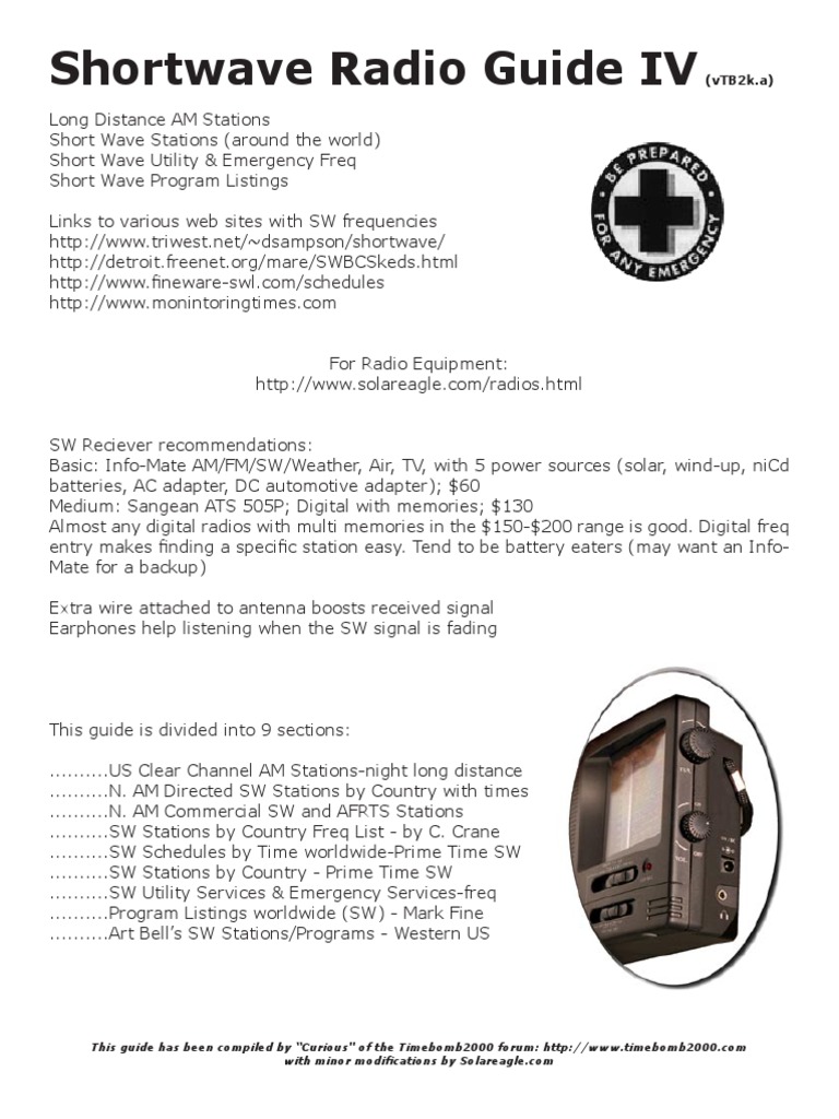 Shortwave Radio Guide IV | PDF | Electronics | Telecommunications ...