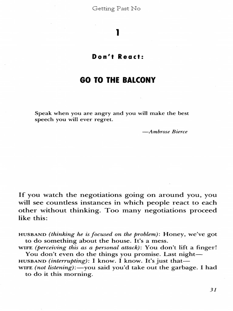 Getting Past No | PDF