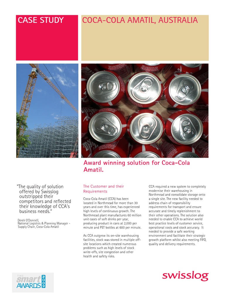 Coca Cola Logistic Distribution | PDF | Warehouse | Coca Cola