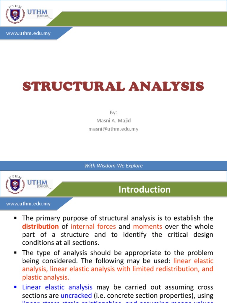 Chapter 2 Structural Analysis Pdf Bending Beam Structure 9870