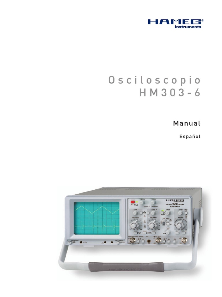 Manual Osciloscopio | PDF